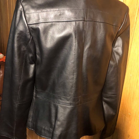 Alfani | Jackets & Coats | Alfani Black Leather Jacket | Poshmark
